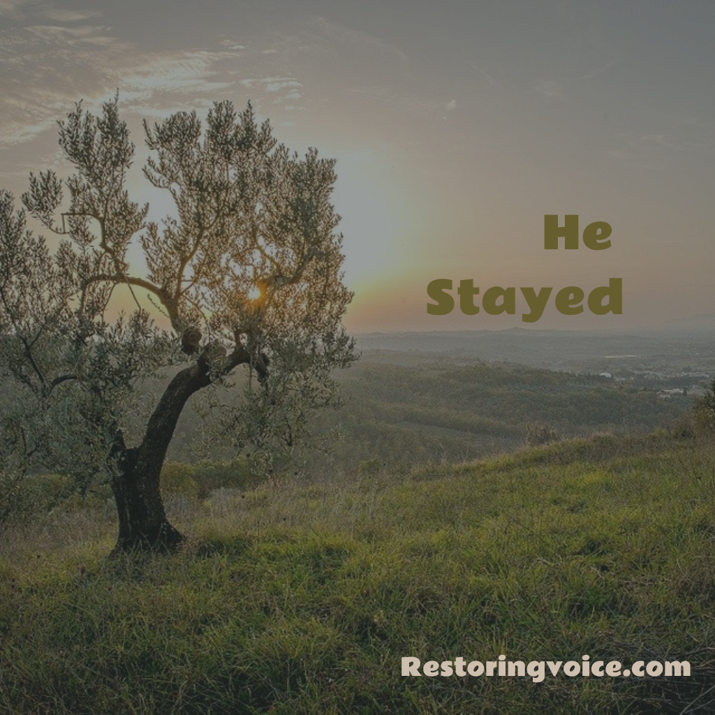 He stayed – Restoring Voice