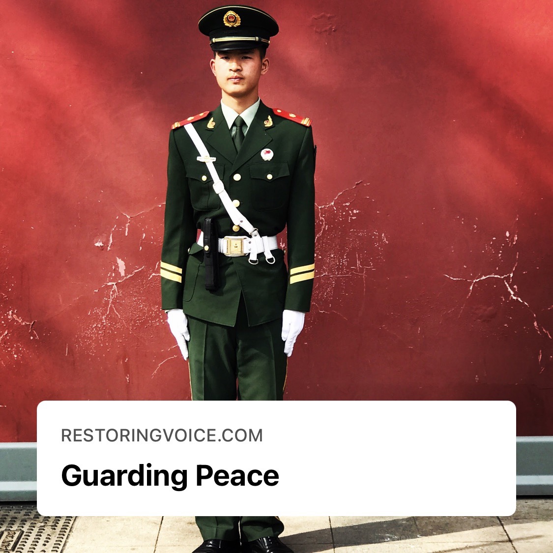 Guarding Peace – Restoring Voice