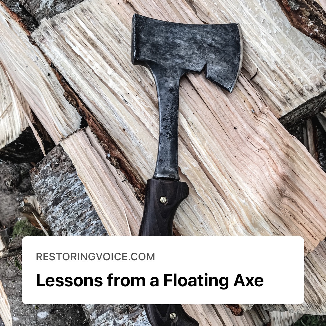 Lessons from a Floating Axe – Restoring Voice